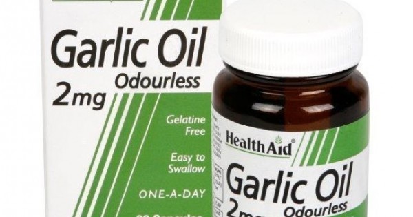 HEALTH AID GARLIC OIL VEGETER. 2mg 30caps