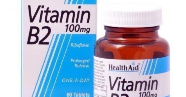 HEALTH AID VITAMIN B2 100mg 60tabs