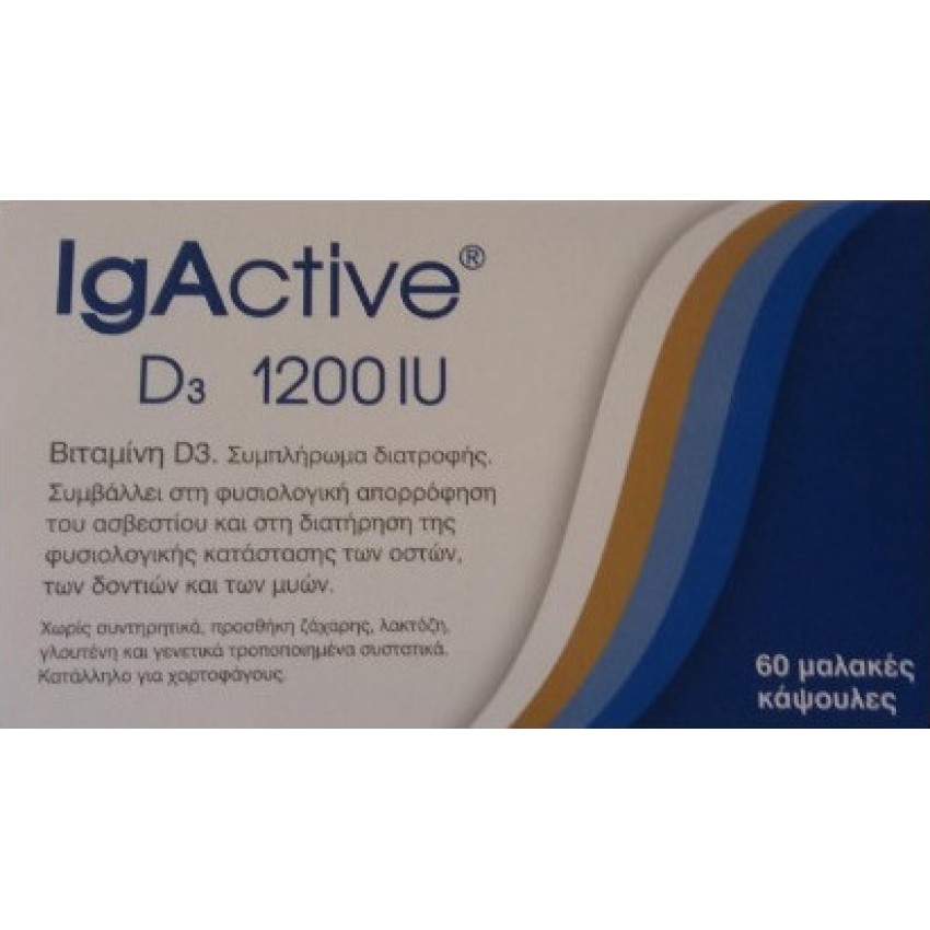 IGACTIVE VIT D3 1200IU 60softgels