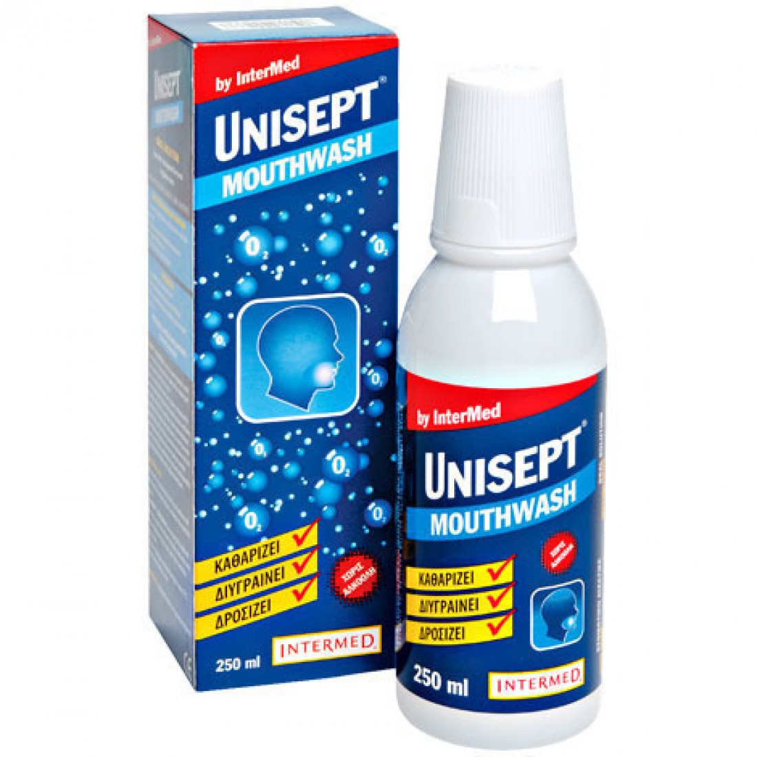 INTERMED UNISEPT BUCCAL MOUTHWASH 250ml